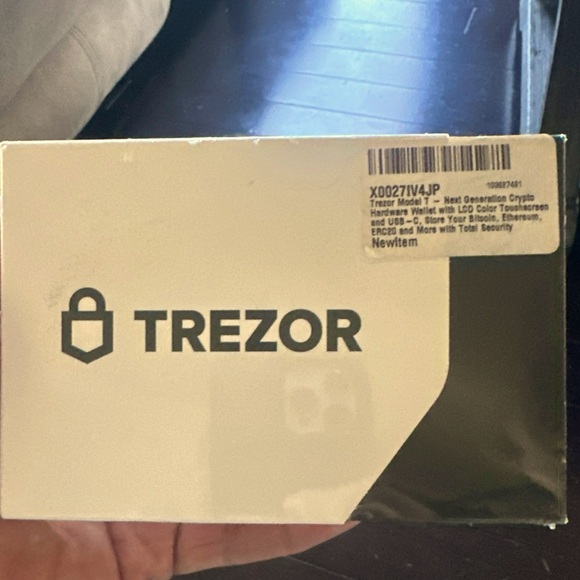 TREZOR | Other | Trezor Model T Black Cryptocurrency Hardware Wallet ...